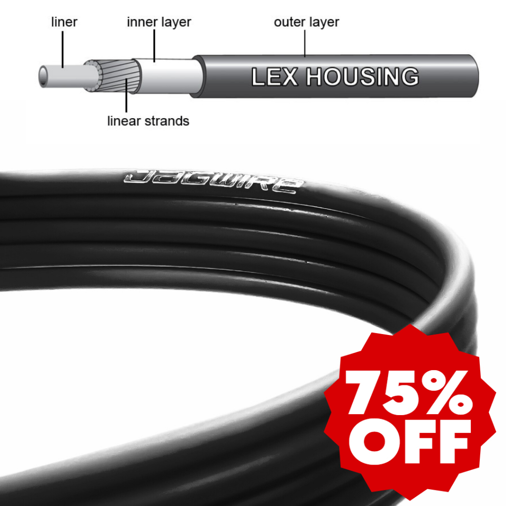 Jual Cable Housing Jagwire Lex Kabel Outer Luar Shifter Black Per Meter ...