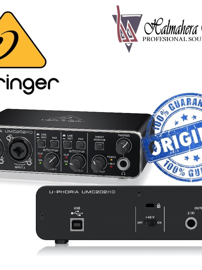 Jual Behringer UMC202HD / Soundcard Behringer UMC 202HD / UMC202HD U ...