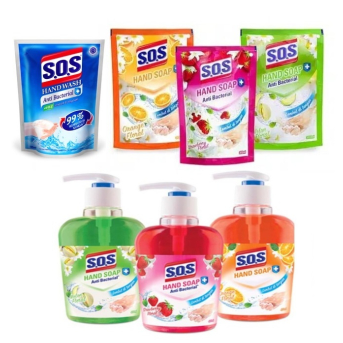 Jual ☘️ CHAROZA ☘️ SOS Antibacterial Hand Wash | S.O.S Hand Wash (Baca ...