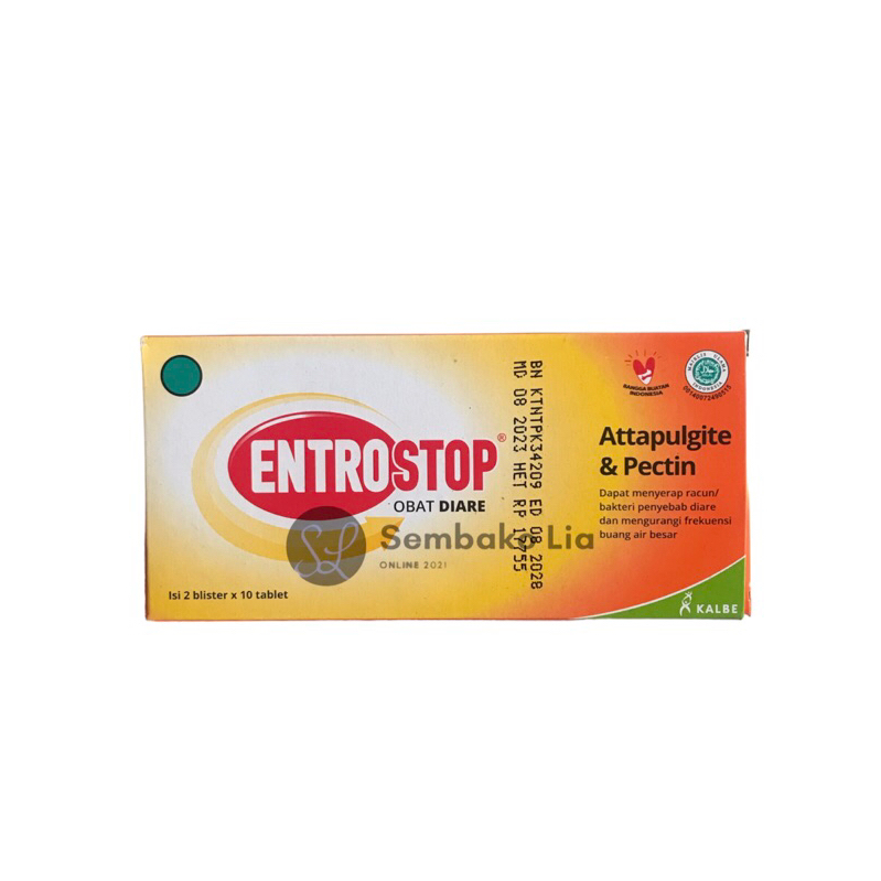 Jual Entrostop Tablet Obat Diare / Entrostop Tablet 1 Strip @10 Tablet ...