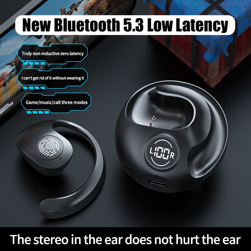 Jual Clip On Style TWS Bluetooth Earphone JR07 Bisa Untuk Tidur ...