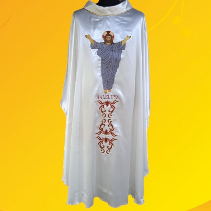 Jual Kasula Imam Romo Katolik 766/Kasula Paskah/Kasula Pastor | Shopee ...