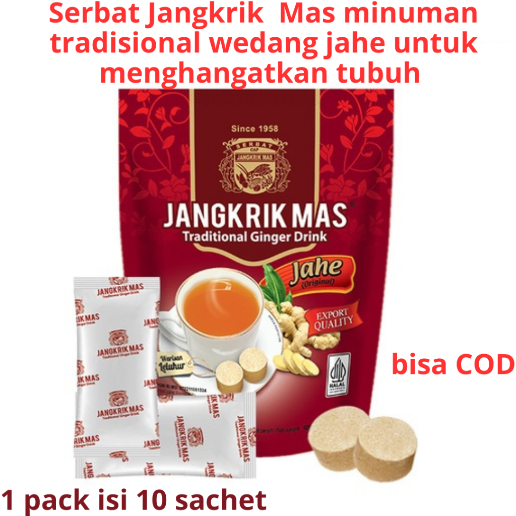 Jual Serbat Jangkrik Mas minuman tradisional wedang jahe untuk ...