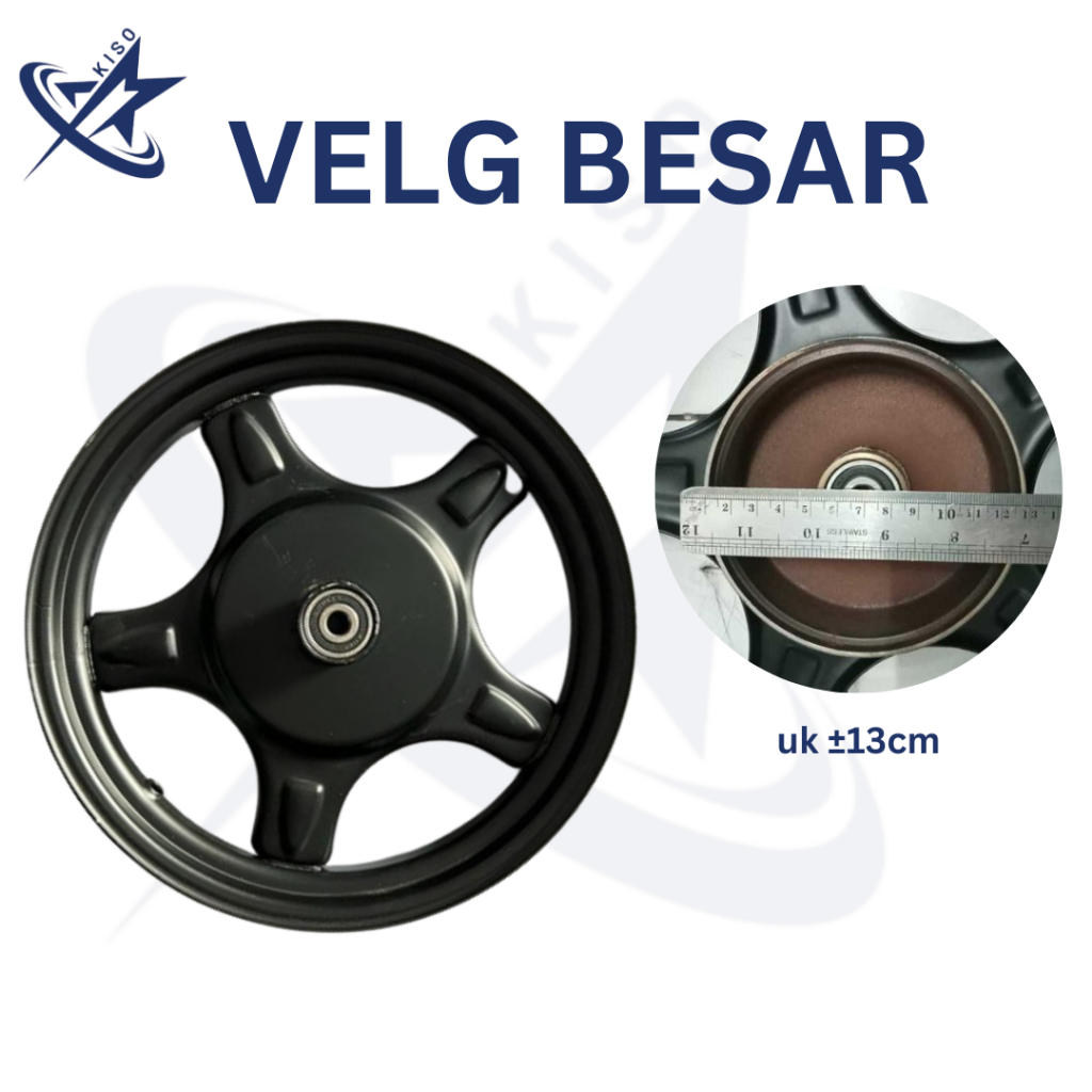Jual KISO Velg Set Veleg Ring 14 x 2.50 Sepeda Listrik Skuter Listrik ...