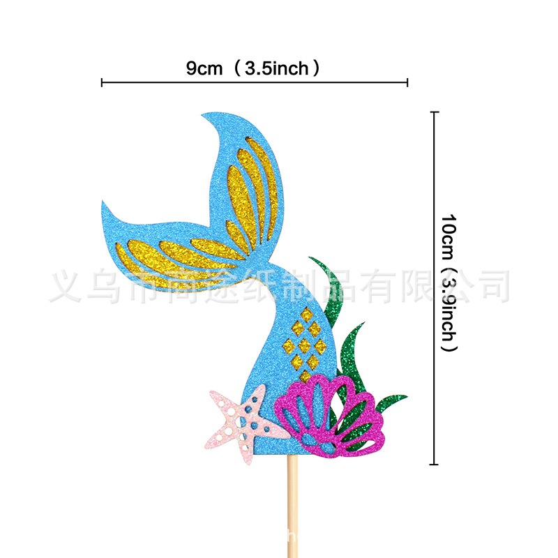 Jual Topper Mermaid Putri Duyung Hiasan Cake Kue Ulang Tahun Ultah ...