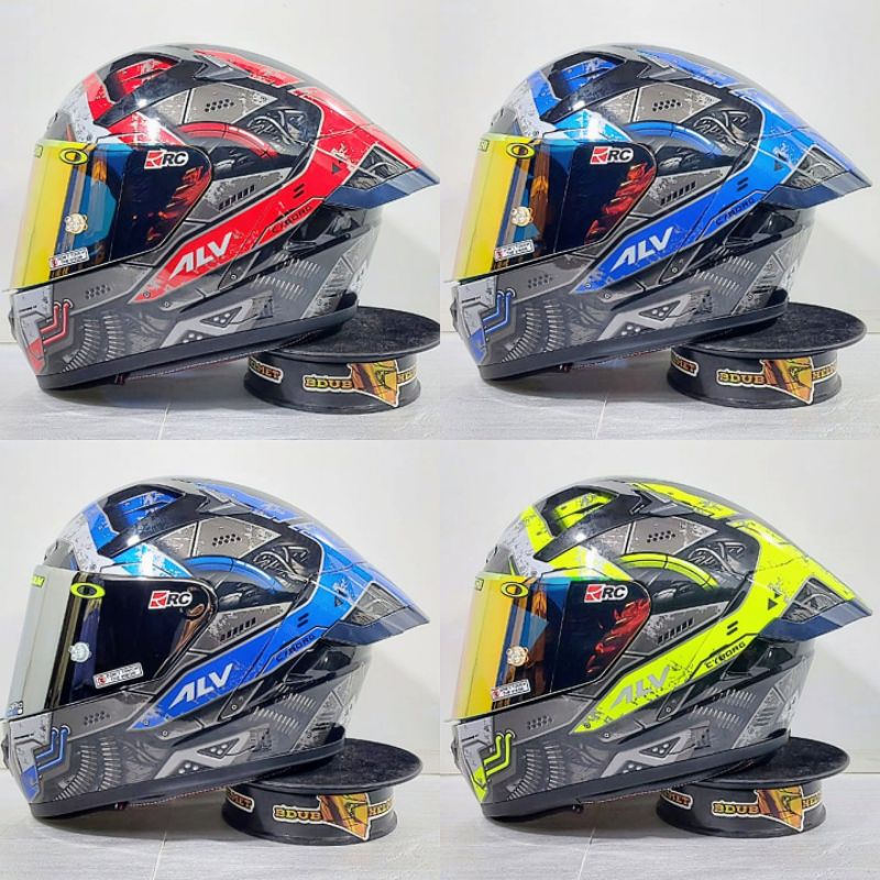 Jual HELM ALV GENESIS MOTIF PAKET GANTENG | Shopee Indonesia