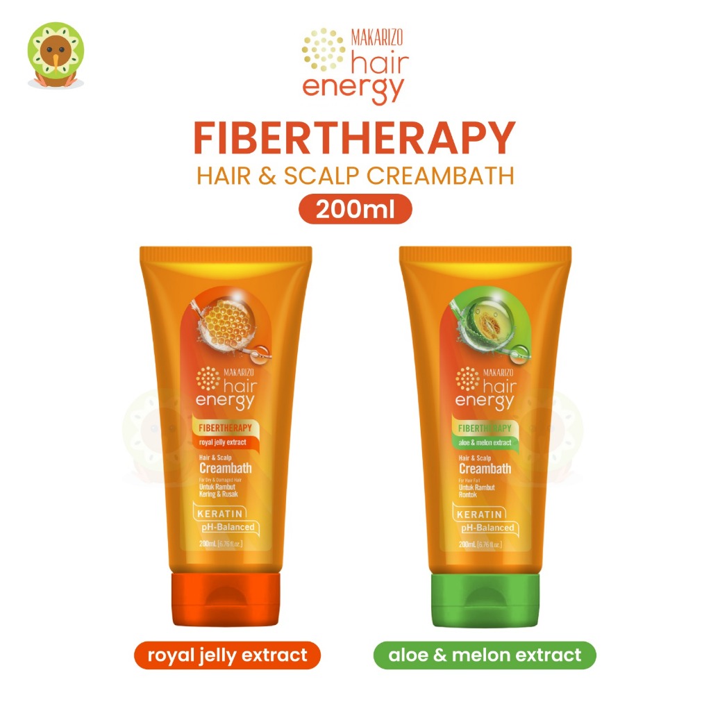 Jual MAKARIZO HAIR ENERGY FIBERTHERAPY HAIR & SCALP CREAMBATH TUBE ...