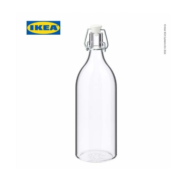 Jual IKEA KORKEN Botol Air Minum 1L dengan penutup | Shopee Indonesia