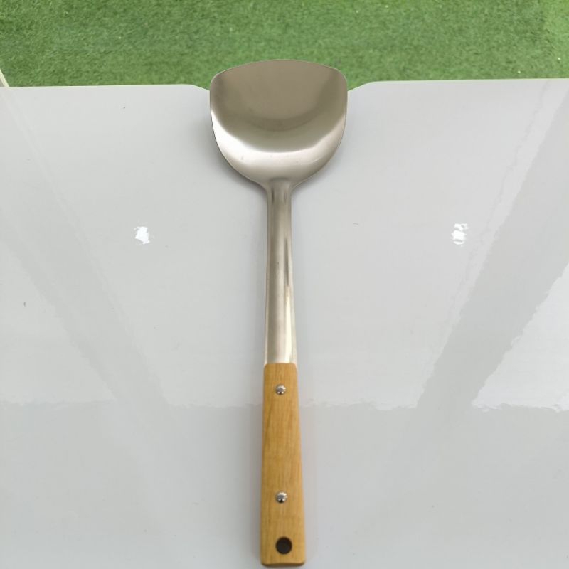 Jual sotel/sendok wajan stainless tebal | Shopee Indonesia