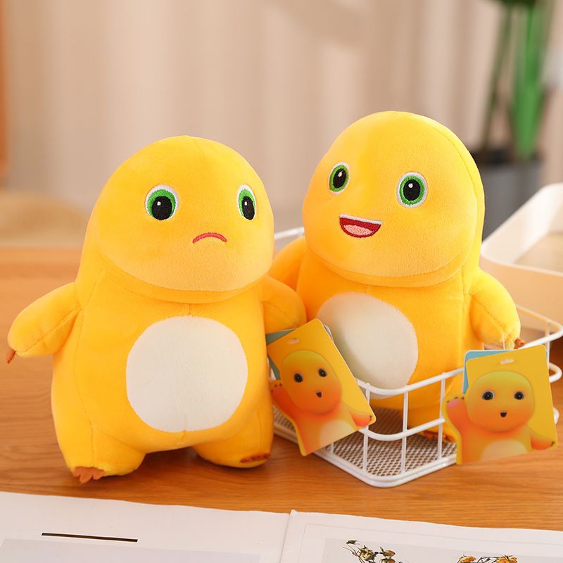 Jual Boneka Dino Nalong Viral Lucu dan Gemoy Dino Kuning bahan plush ...