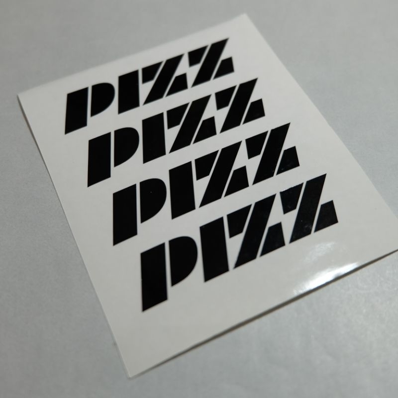 Jual Cutting sticker pack sepeda pizz logo vynil | Shopee Indonesia