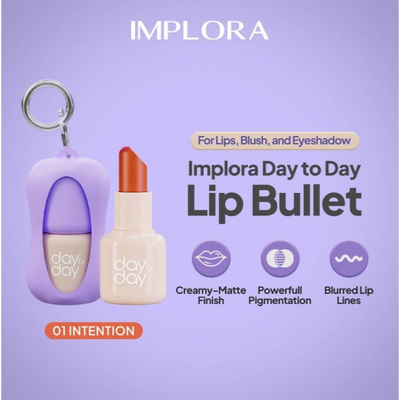 Jual IMPLORA DAY TO DAY KEY-CHAIN LIP BULLET 1,5GR | Shopee Indonesia