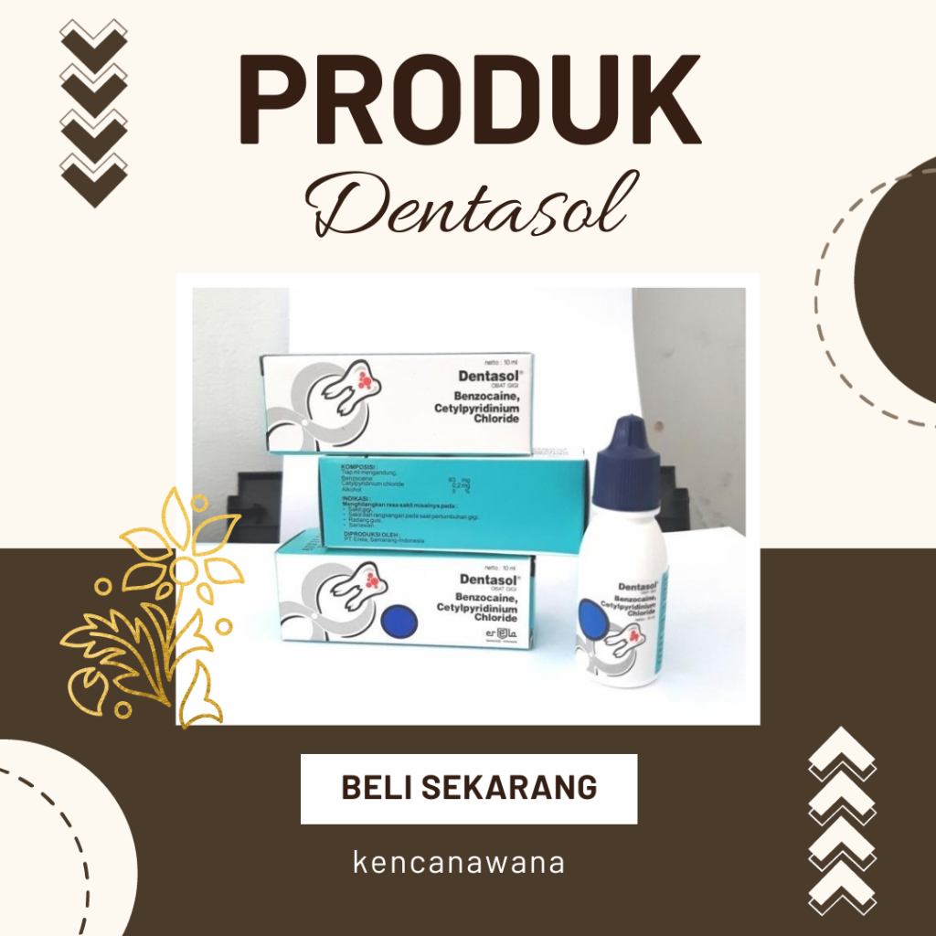 Jual DENTASOL Obat sakit gigi 10 ml / Obat Tetes Sakit Gigi | Shopee ...