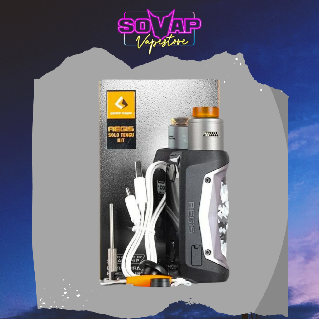 Jual Geekvape Aegis Solo Tengu Kit 100W With Tengu RDA Authentic ...