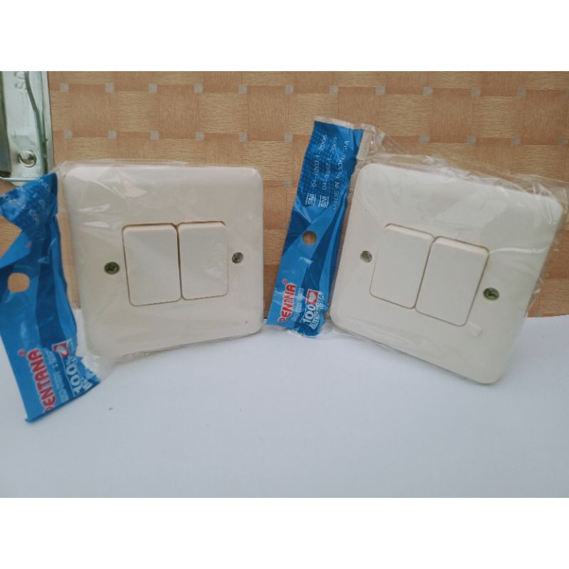 Jual ib saklar seri dan engkel/saklar tanam 2 saklar dan saklar 1 ...
