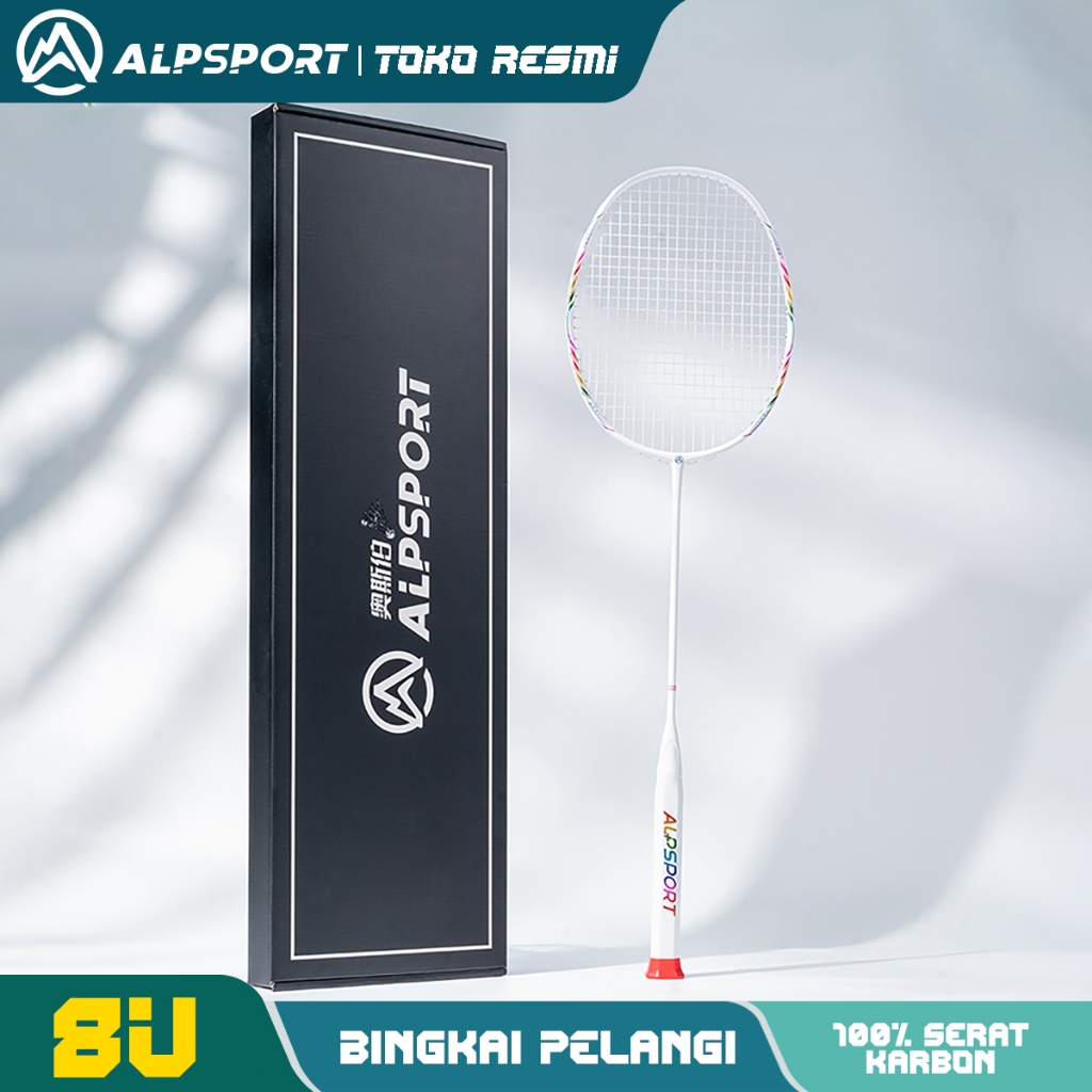 Jual ALPSPORT RR【2Raket + Tas】4U G5 100% Serat Karbon Penuh Desain Asli ...