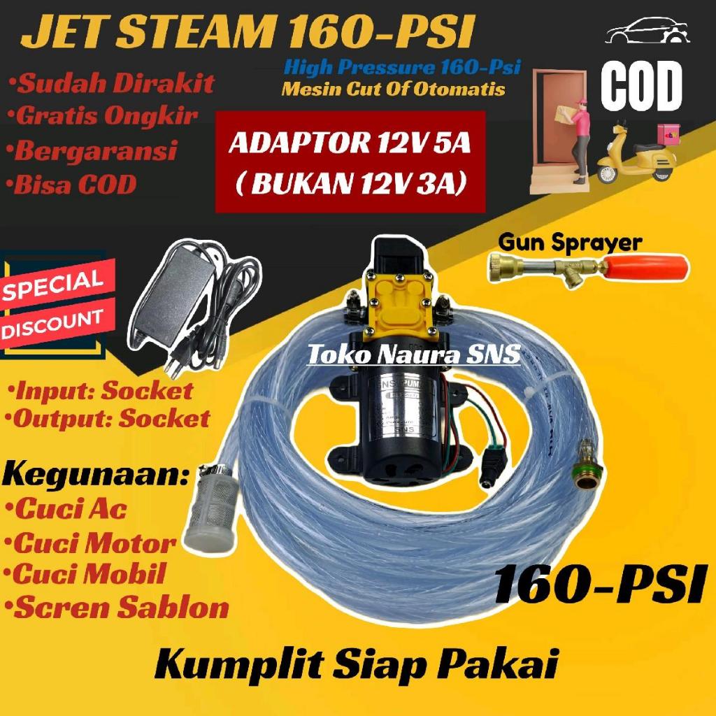 Jual Alat cuci steam 160Psi Pompa Air Dc 12v Alat Cuci Motor Portable ...