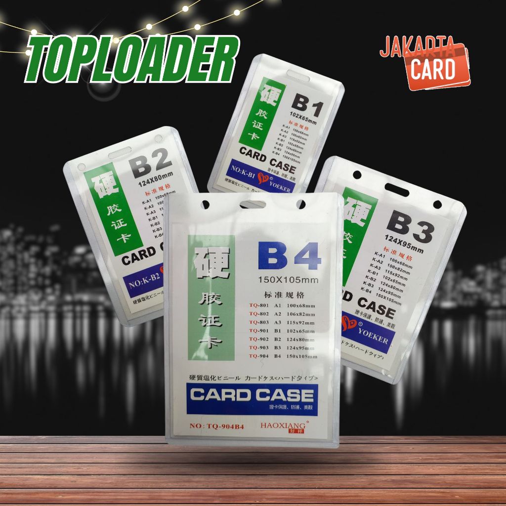 Jual Toploader Photocard top loader foto card nametage id card case B1 ...