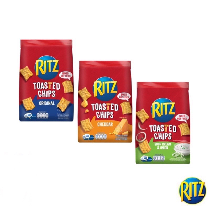 Jual RITZ Toasted CHIPS Oven Baked Cracker Roti 229g | Shopee Indonesia
