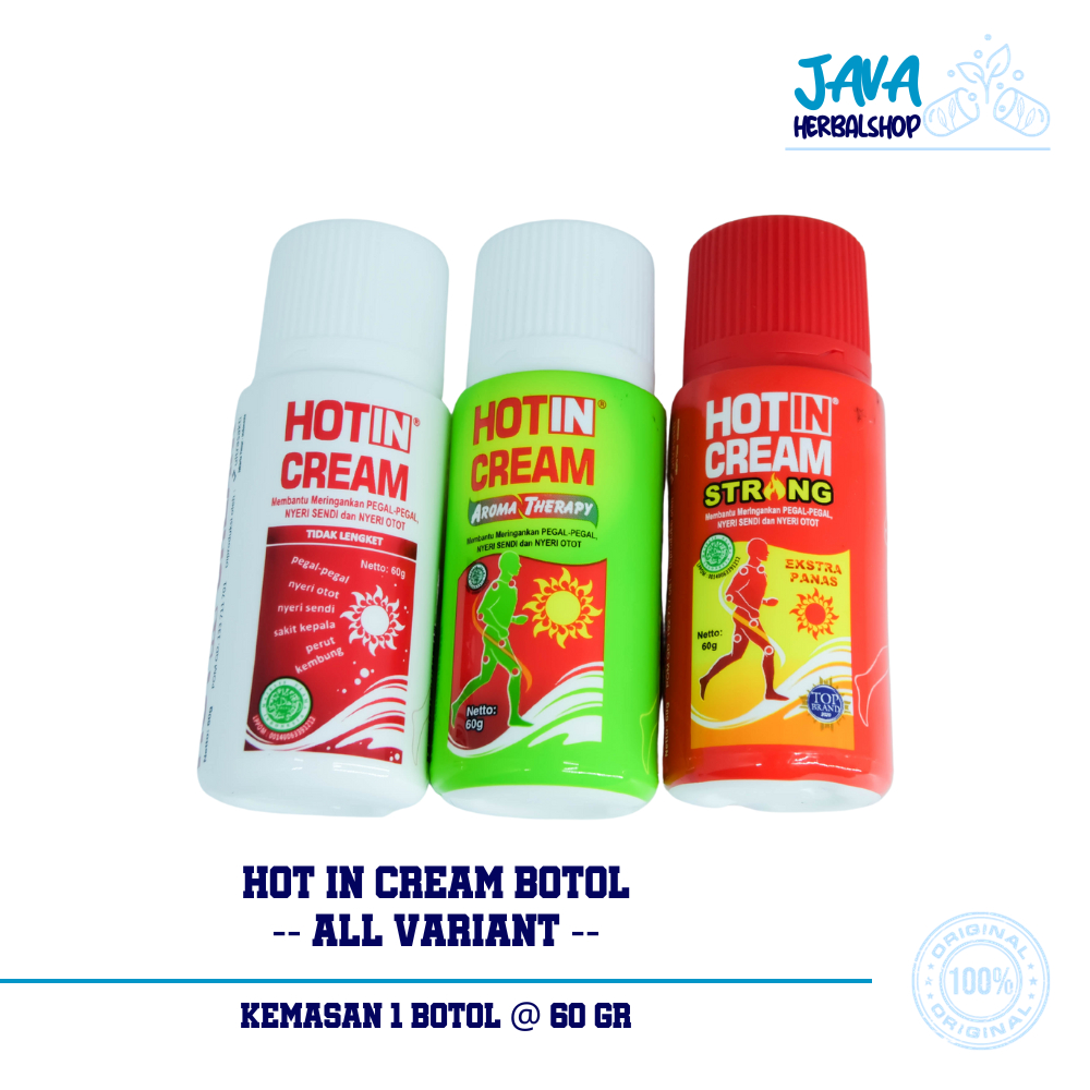 Jual HOT IN CREAM BOTOL 60 Gram (KECIL) | Shopee Indonesia