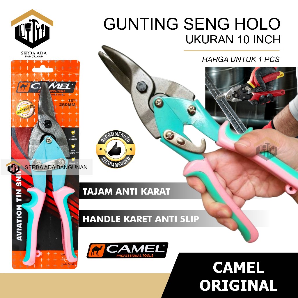 Jual SAB Camel Gunting Hollow - Holo - Baja Ringan - Seng / Gunting ...