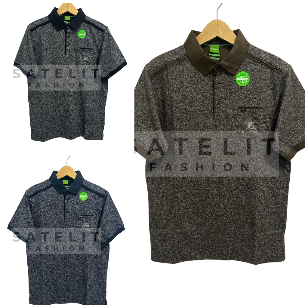 Jual Hugo Class Original Kaos Kerah Polo Pria Syropep Poly Bintik ...