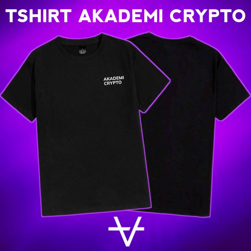 Jual TSHIRT KAOS AKADEMI CRYPTO LOGO BASIC / COTTON COMBED 24S PREMIUM ...