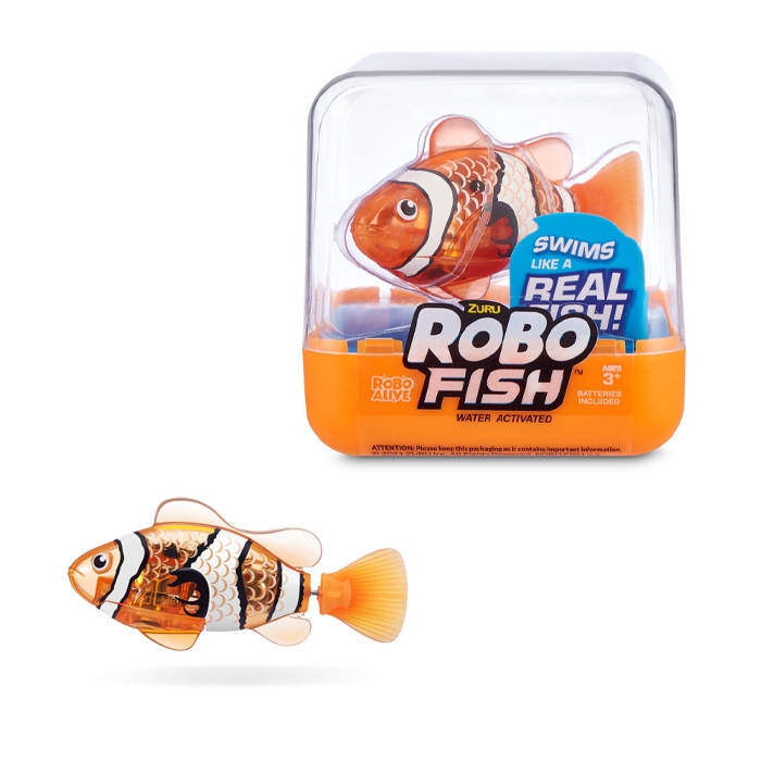 Jual Zuru Robo Fish Series 2 Color Changing Robotic Swimming Fish ...