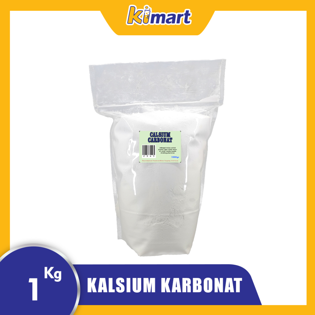 Jual CALCIUM CARBONAT CaCO3/ KALSIUM KARBONAT 1KG | Shopee Indonesia