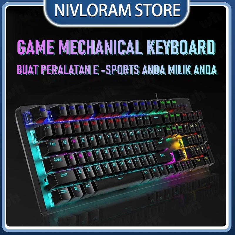 Jual Set keyboard dan mouse mekanis HP GK100F, game e-sports kantor ...