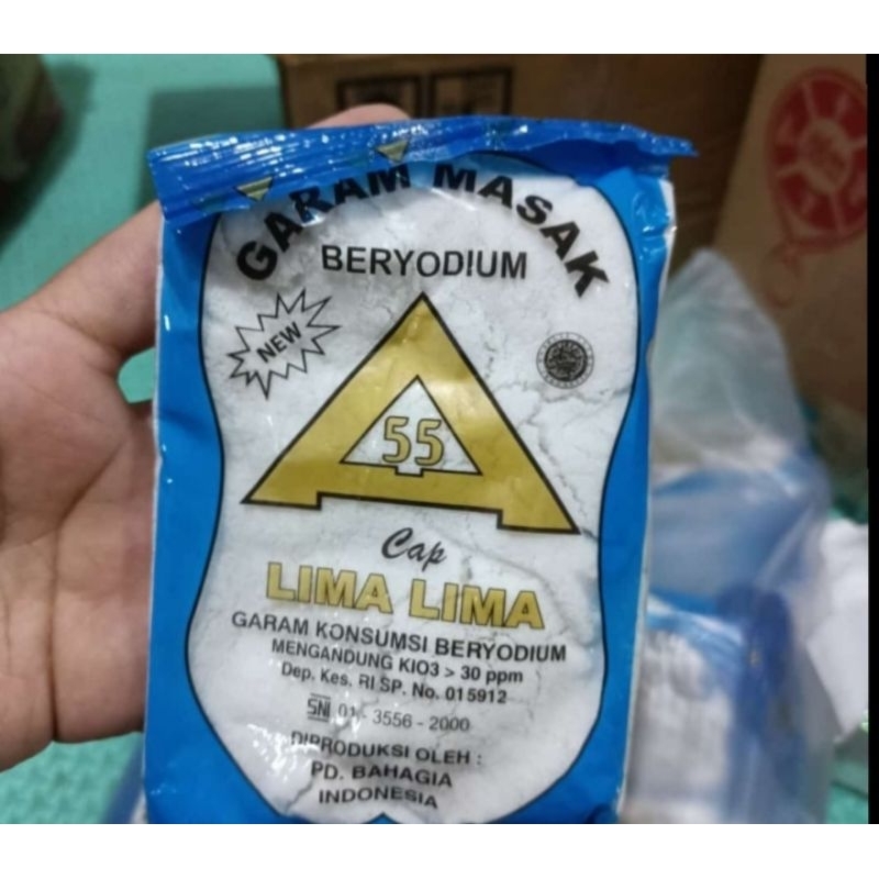 Jual garam yodium 1 bandel isi 40 pcs murah 100gr | Shopee Indonesia