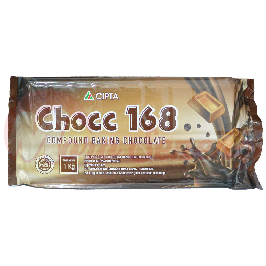 Jual Chocc 168 1 kg Compound Coklat Batang Cokelat Blok Masak DCC 1kg ...