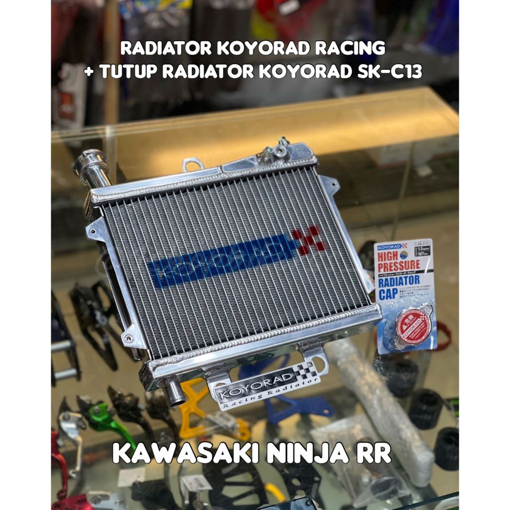 Jual Radiator Ninja RR 150RR Koyorad Racing + Tutup Radiator Koyorad SK ...