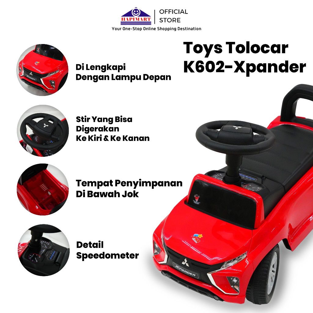 Jual Mainan Anak Mobil Mobilan Dorong Xpander/ Kendaraan Mainan Anak ...