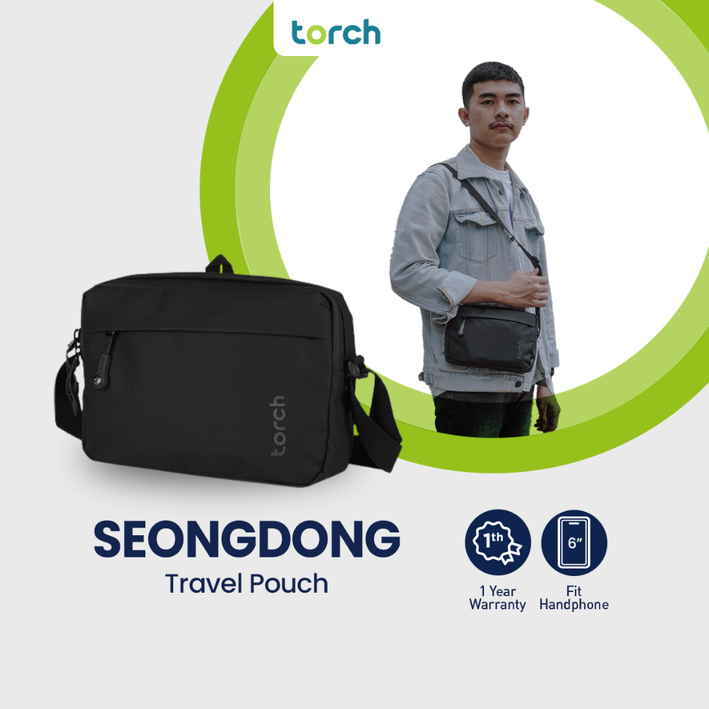Jual TORCH Seongdong 1 Liter Tas Selempang Bahu Pria Wanita Unisex ...