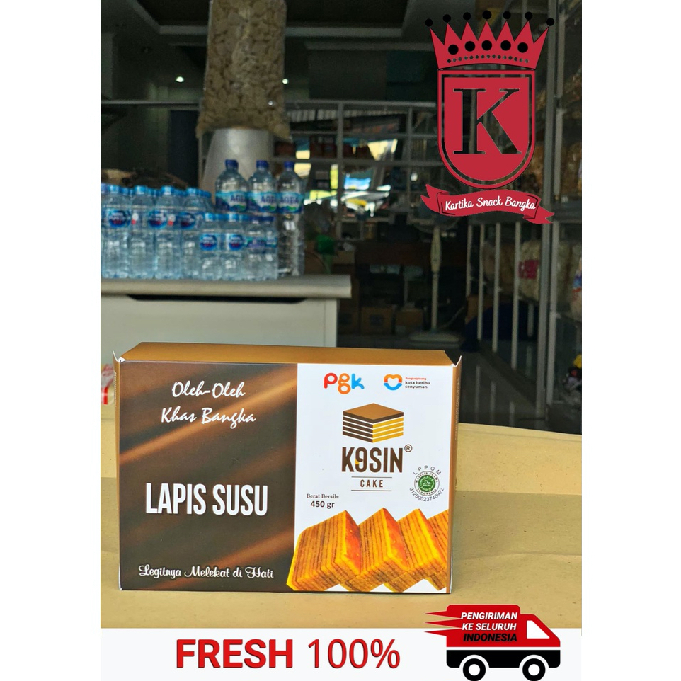 Jual Kue Lapis Susu / Lapis Legit Cap Kosin Khas Bangka | Shopee Indonesia