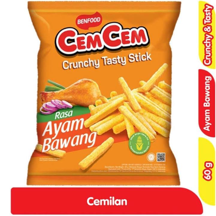 Jual CEMCEM Crunchy Stick Ayam Bawang Bawang 60g | Shopee Indonesia