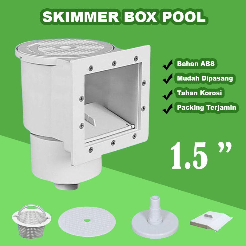 Jual Skimmer Box Kecil Kolam Renang Uk 1.5 Inch Putih | Shopee Indonesia