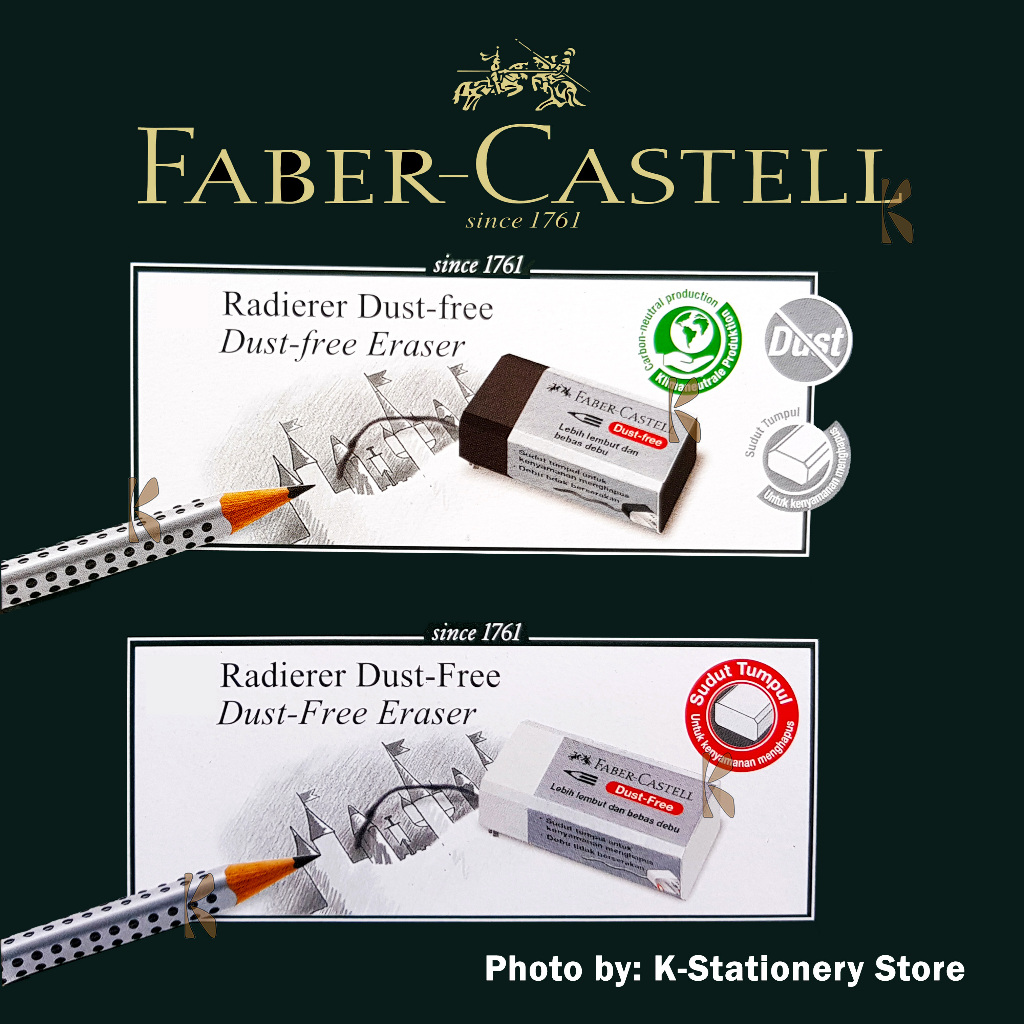 Jual Penghapus Original Faber Castell – Dust-Free Eraser – Lebih Lembut ...