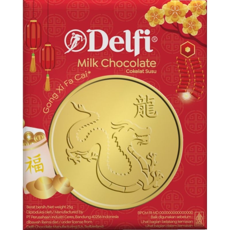 Jual Delfi Coklat Koin Emas Edisi Imlek 2024 Tahun Naga | Shopee Indonesia