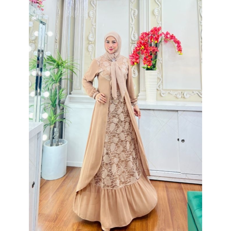 Jual GAMIS SALSA BROKAT SERIES | Shopee Indonesia