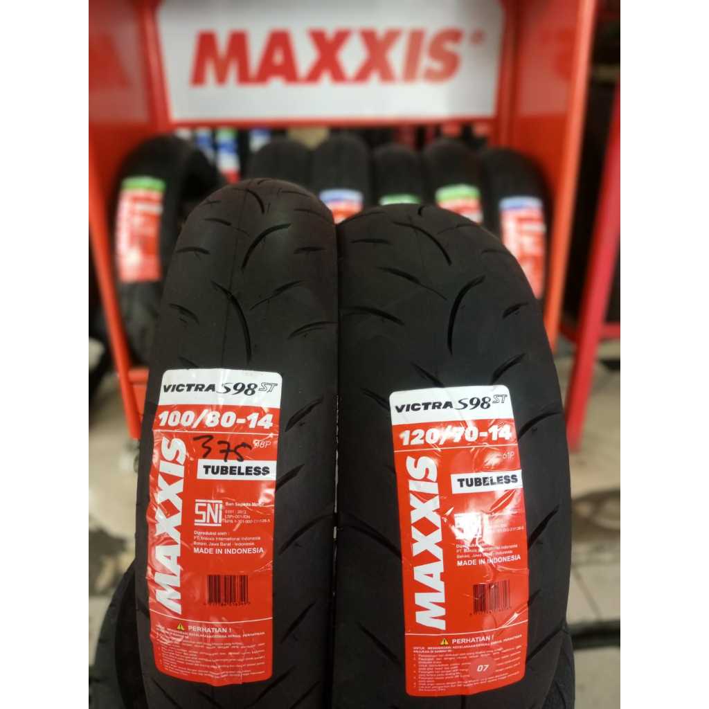 Jual Paket Ban Maxxis Ukuran 100/80-14 dan 120/70-14. Motor Pcx 150 ...