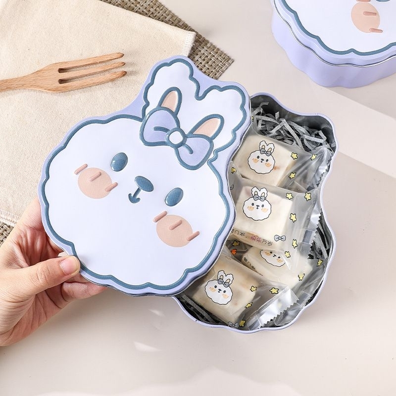 Jual (BK1) Box kaleng motif bunny | Shopee Indonesia
