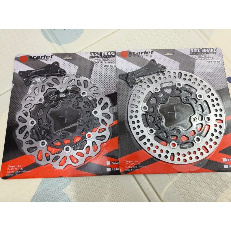 Jual Piringan cakram depan Vario 150 Vario new lubang cakram 5 ukuran ...