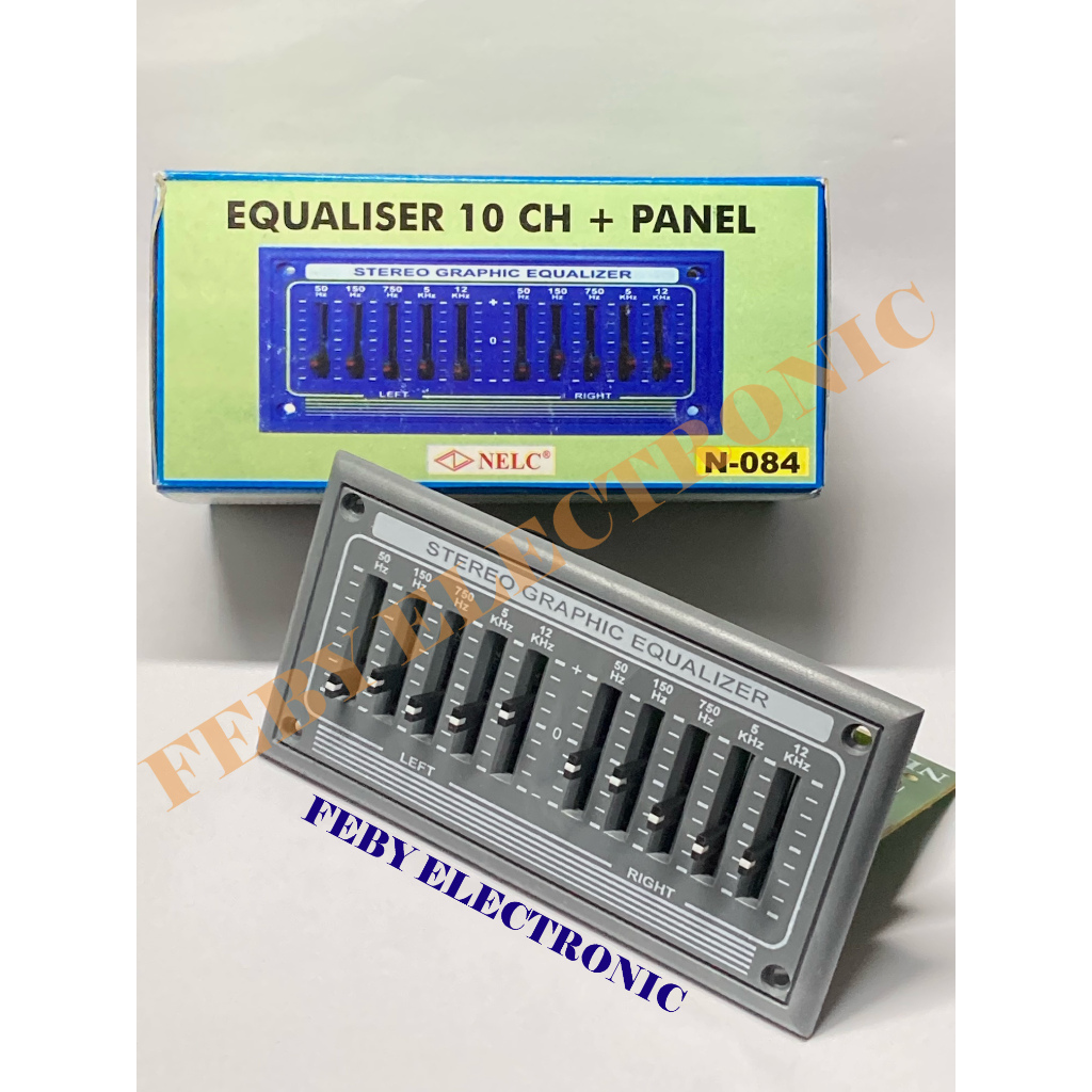 Jual KIT EQUALIZER 10 CHANNEL EKUALISER EQUALISER PANEL CHANEL NELC 084 ...