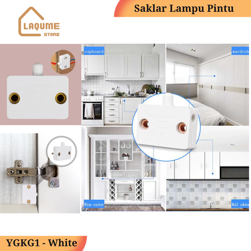 Jual Saklar Lampu Otomatis Buka Tutup Pintu Lemari Wardrobe Light ...