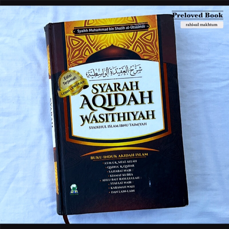 Jual Preloved SYARAH AQIDAH WASITHIYAH Syaikh Muhammad Utsaimin Darul Haq # buku bekas second ...