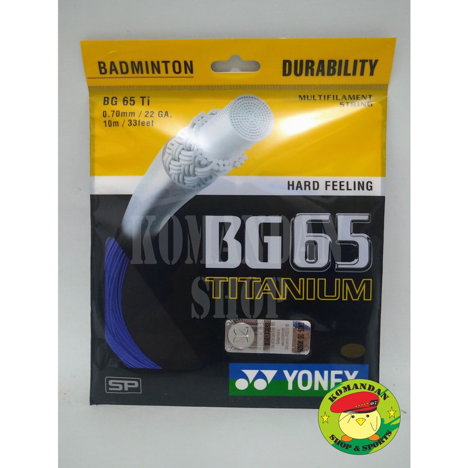 Jual Senar Badminton Yonex BG 65 Ti Original | Shopee Indonesia