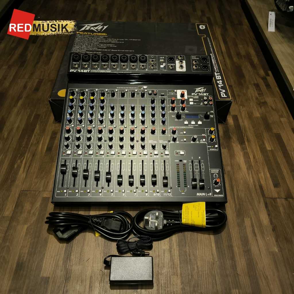 Jual Mixer Peavey PV14BT Mixer 14 Channel Peavey PV-14BT PV 14BT ...