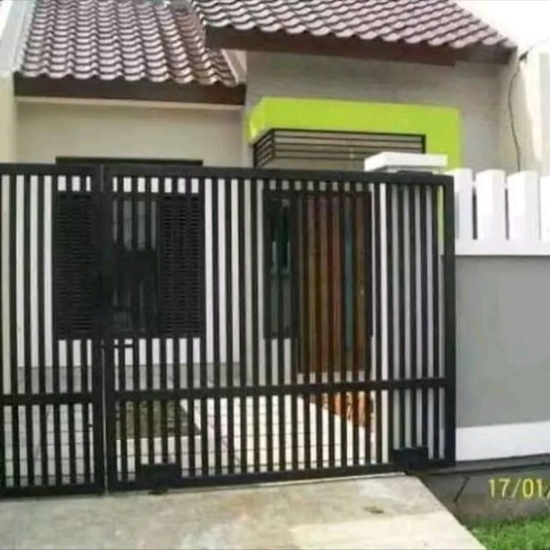 Jual pagar besi minimalis dorong | Shopee Indonesia